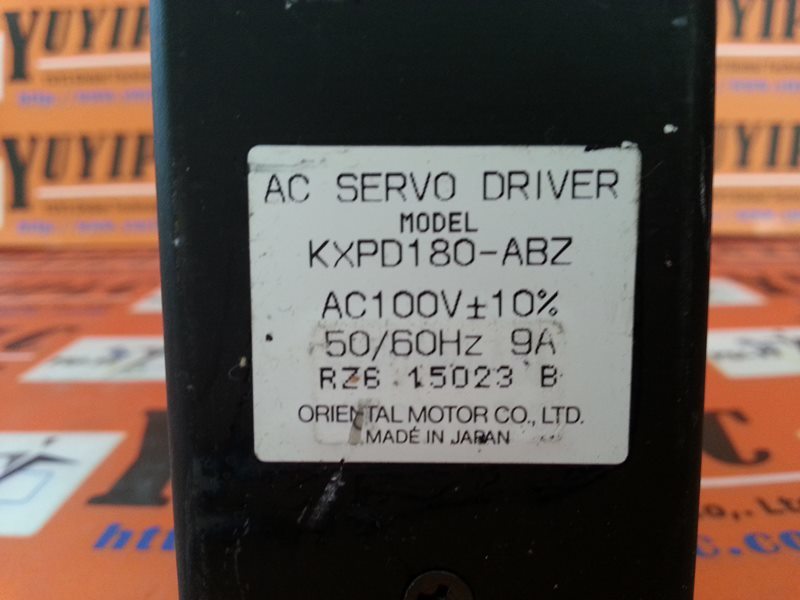 ORIENTAL KXPD180-ABZ AC SERVO DRIVER - 裕益科技自動化設備可程式編碼器PLC分散式控制系統DCS